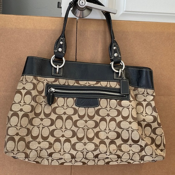 Coach | Bags | Coach Signature Canvas Handbag | Poshmark